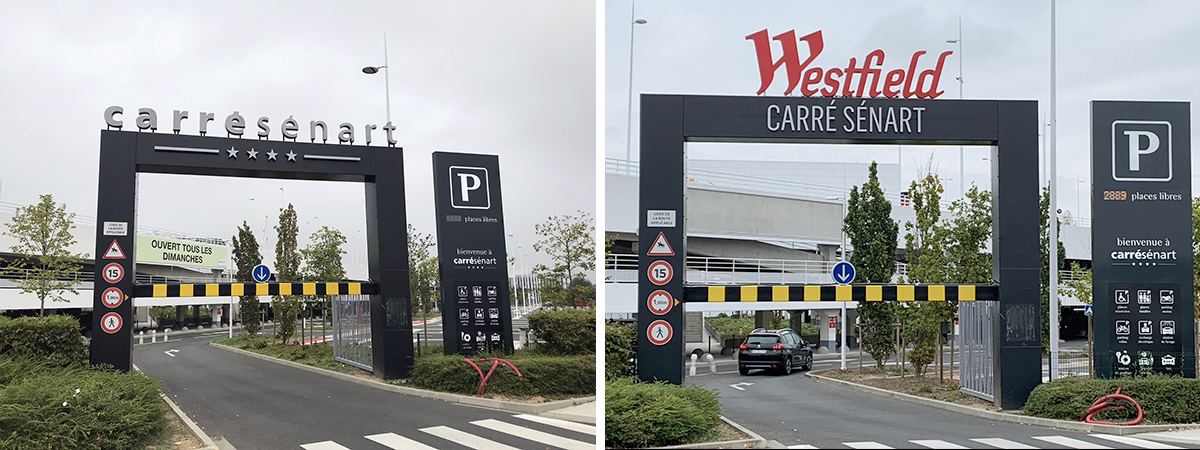 Westfield Carré Sénart - L'entrée, c'est par ici ! - Enseignes ...
